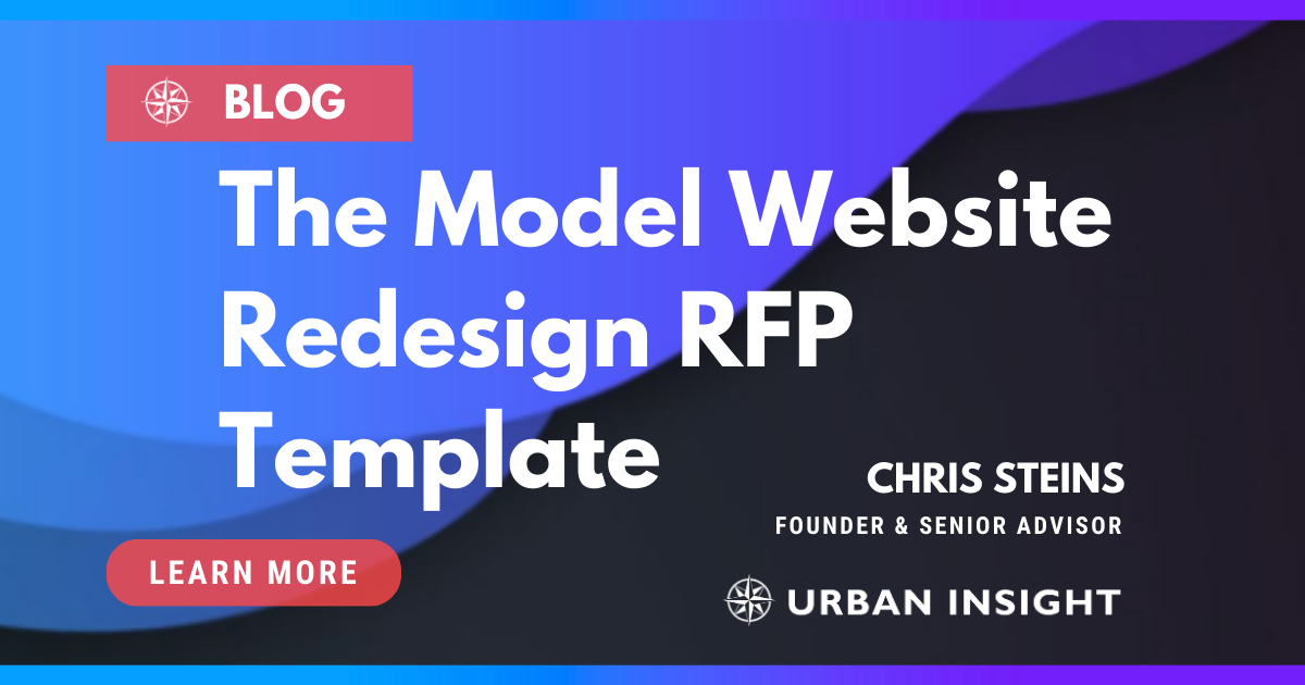 The Model Website Redesign RFP Template | Urban Insight