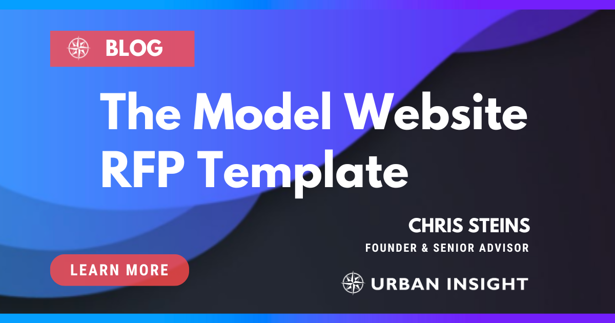 The Model Website RFP Template | Urban Insight